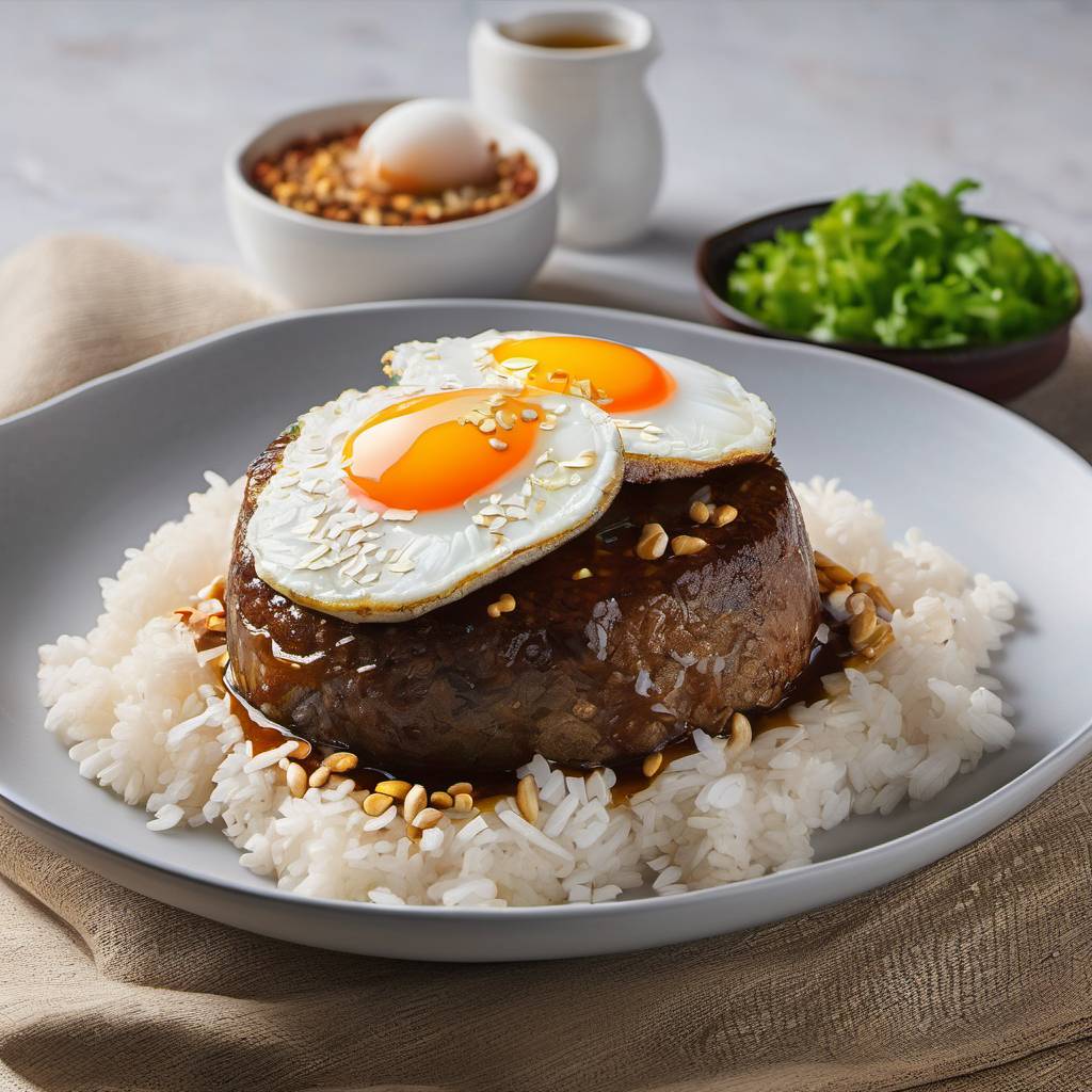 Silk Road Loco Moco: A Nutty Twist on a Hawaiian Classic
